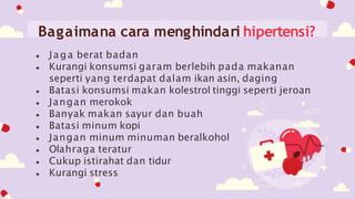powerpoint hipertensi tanda dan gejala serta penanganan | PPTX