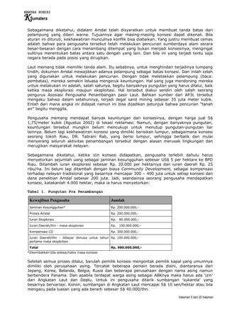 Lembar Informasi 112004 Penambangan Pasir Laut Neraka Bagi | PDF