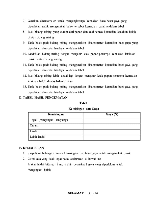 Lembar Kerja Siswa | DOCX