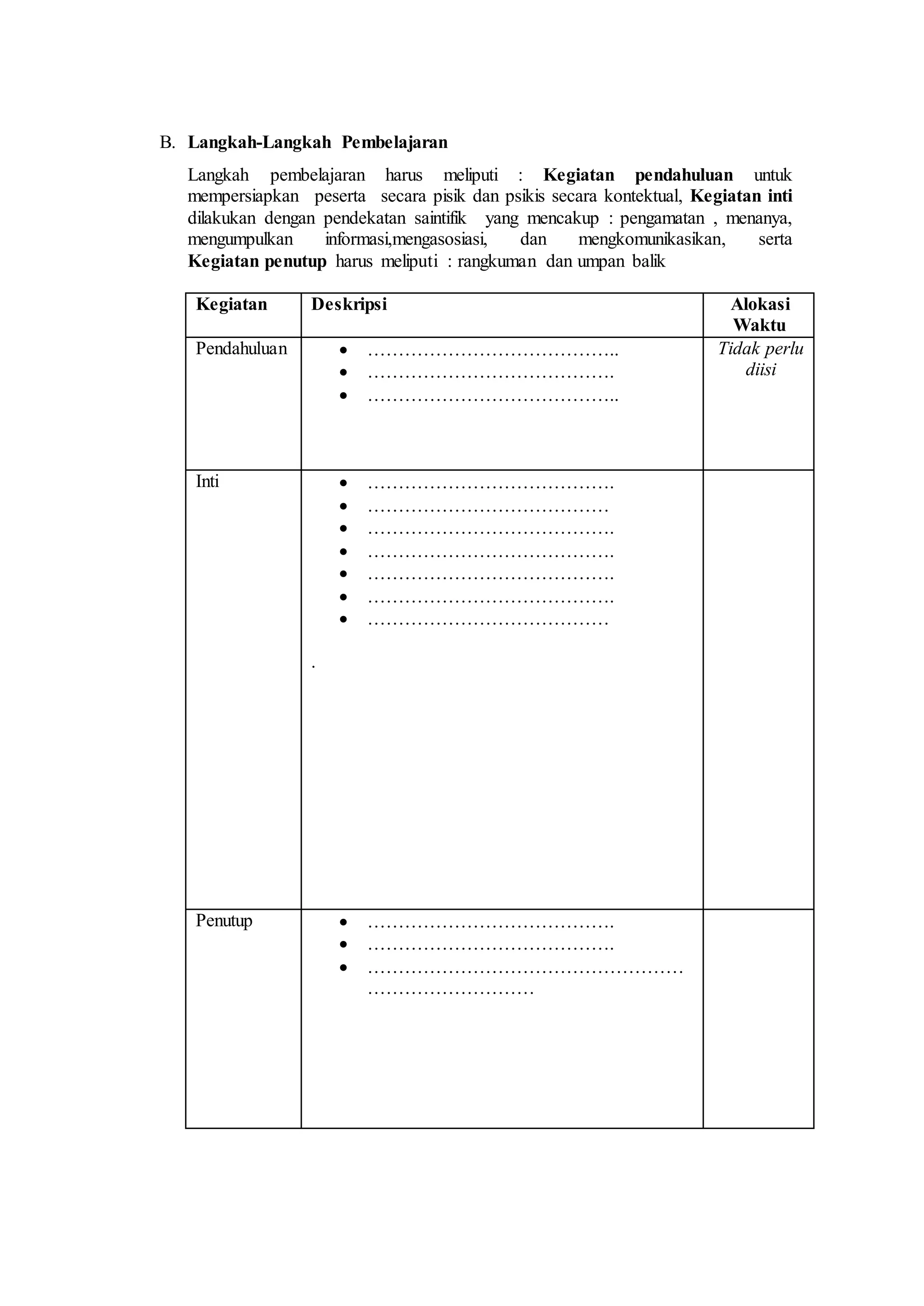 Lembar kerja. pbl, steam dan hots docx | DOCX