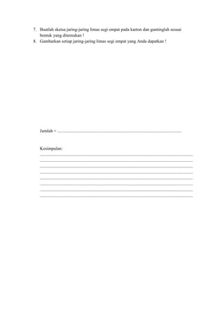 Lembar kerja kelompok jaring jaring brsd | DOCX