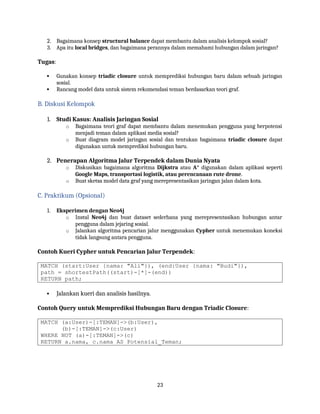 Lembar Kerja Mahasiswa Mata Kuliah Graph Database | DOCX