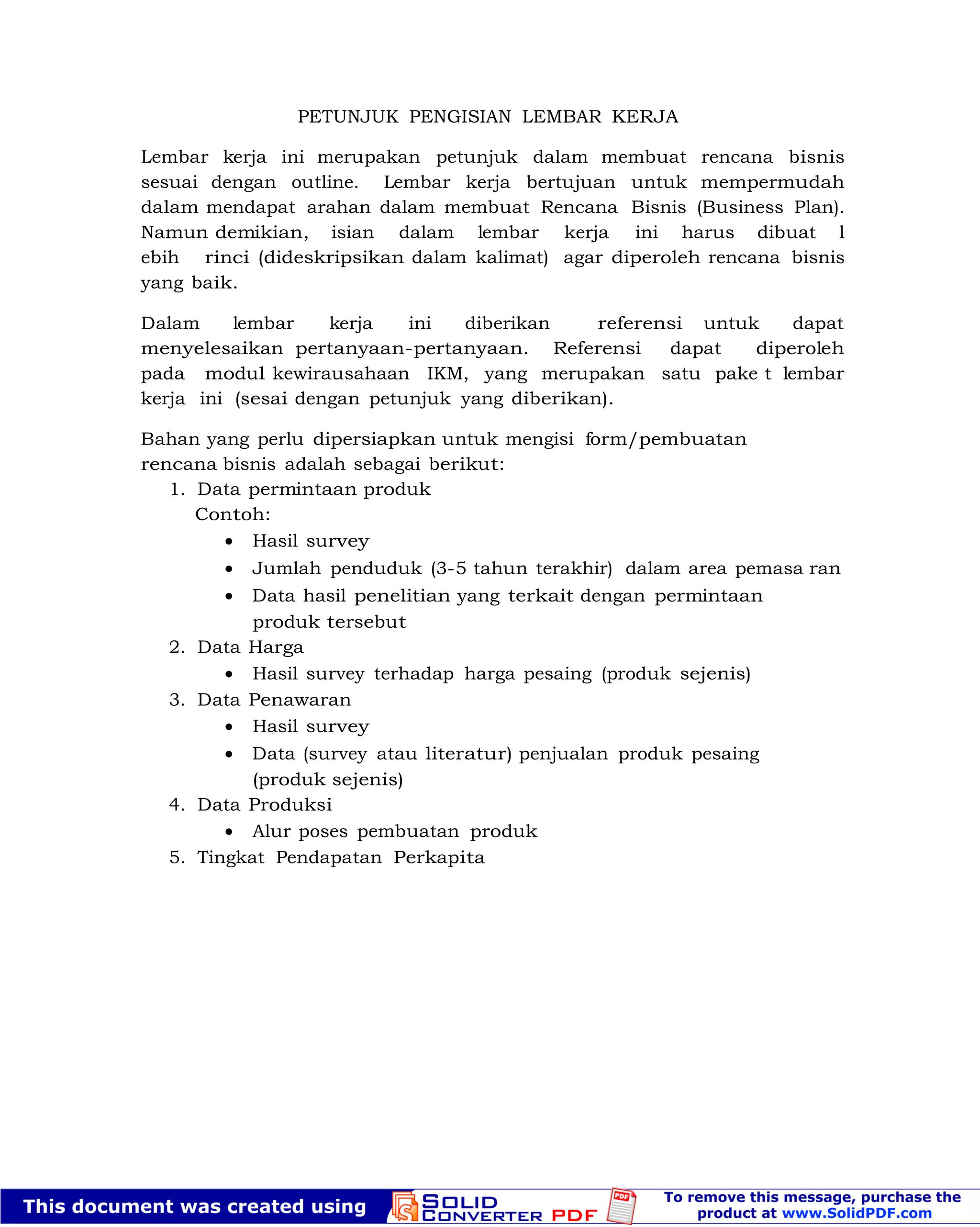 Lembar kerja modul | PDF