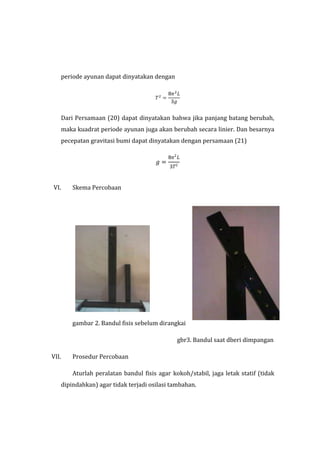 LKS ALat Peraga Bandul Fisis | DOCX