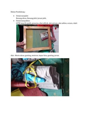 Lembar pengamatan dan wawancara | DOCX