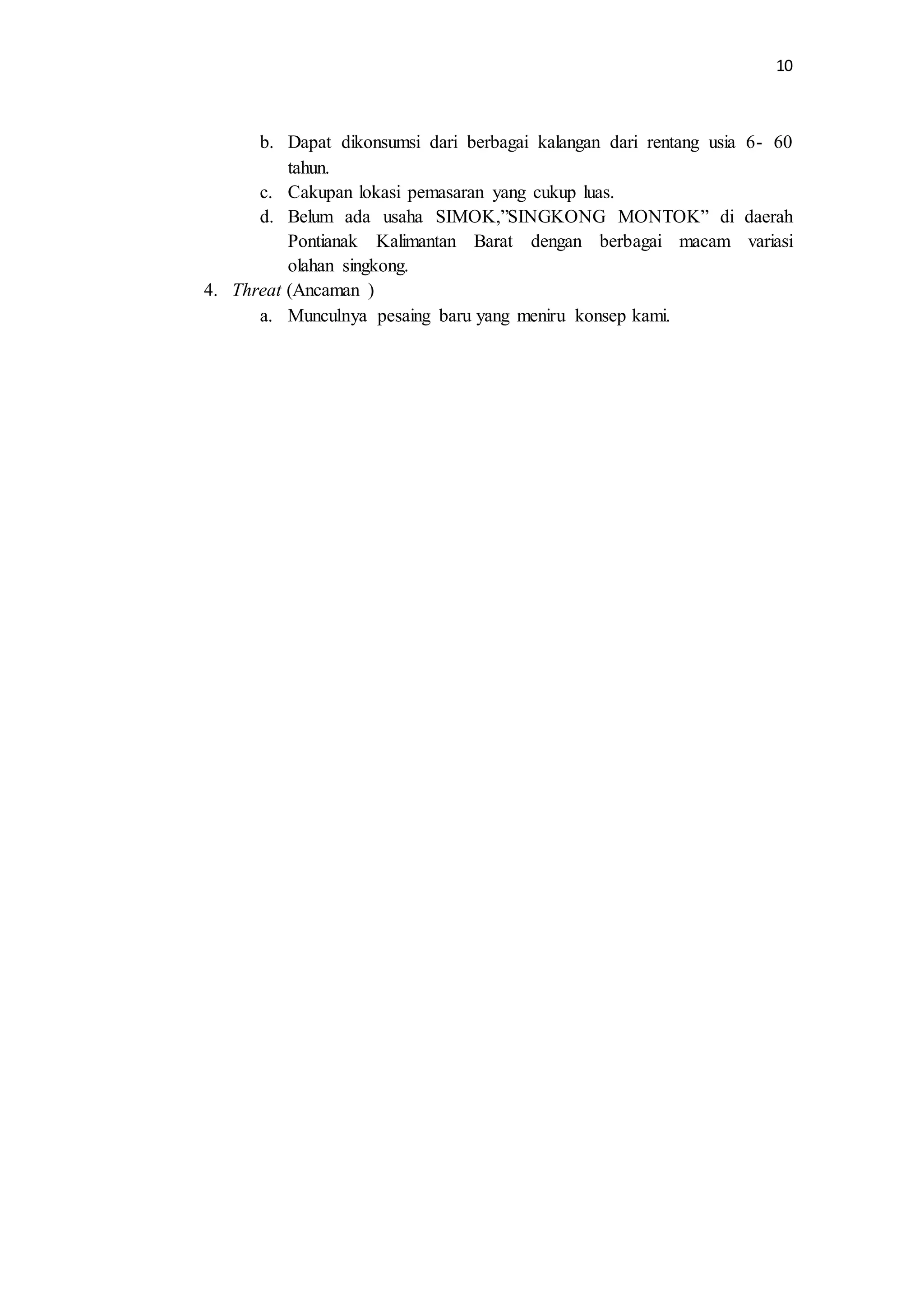 PROPOSAL PKM -SIMOK ( SINGKONG MONTOK ) | DOCX