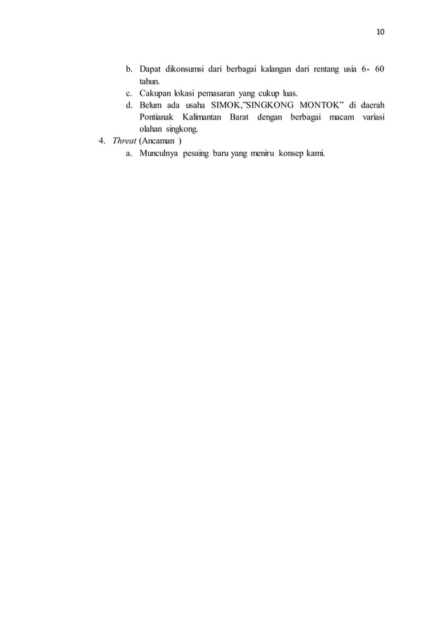 PROPOSAL PKM -SIMOK ( SINGKONG MONTOK ) | DOCX