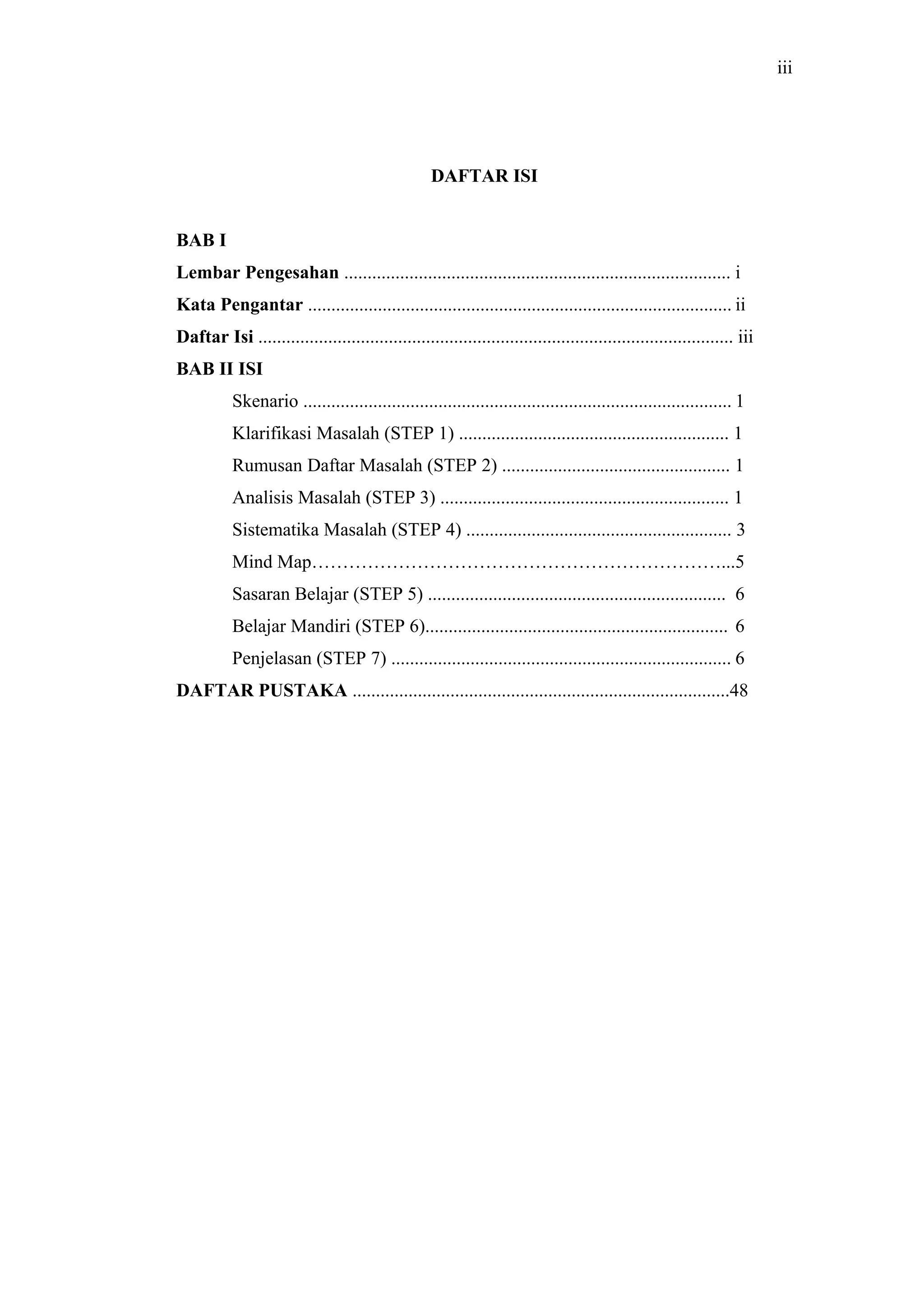 Lembar pengesahan pbl kasus 4 | PDF