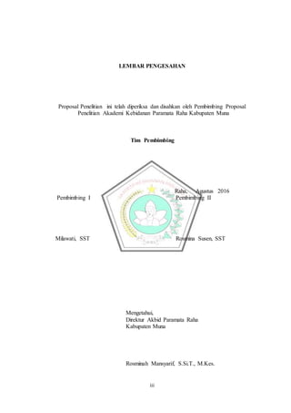 Lembar persetujuan proposal indah | DOCX