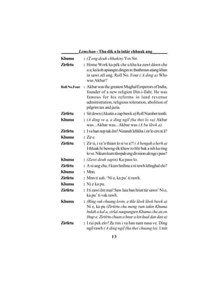 Lemchan TãWi Thudik A La Inlarchhuak Ang | PDF