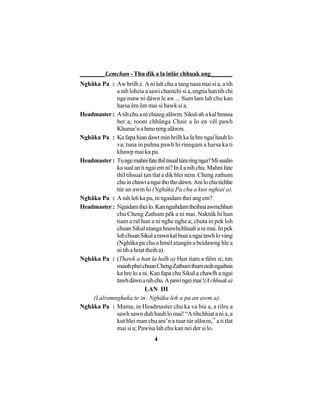 Lemchan TãWi Thudik A La Inlarchhuak Ang | PDF