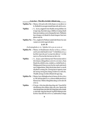 Lemchan TãWi Thudik A La Inlarchhuak Ang | PDF