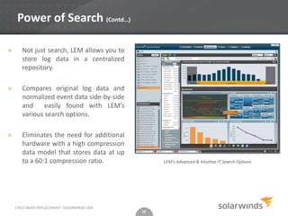 What is your alternative to Cisco MARS? | PPTX