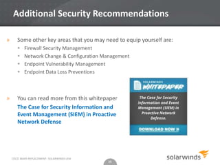 What is your alternative to Cisco MARS? | PPTX