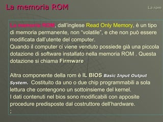 Le memorie di lavoro | PPT