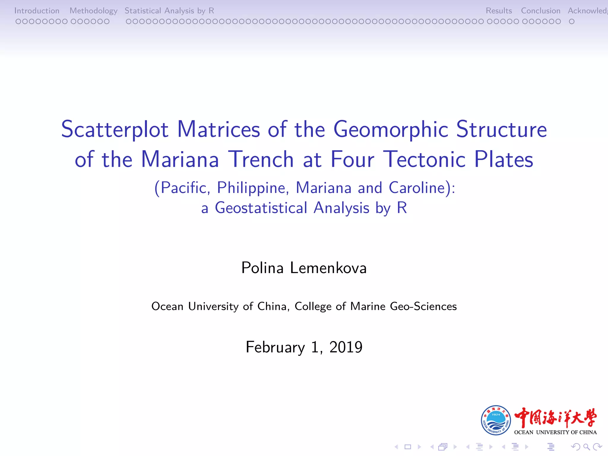 Scatterplot Matrices of the Geomorphic Structure of the Mariana Trench ...