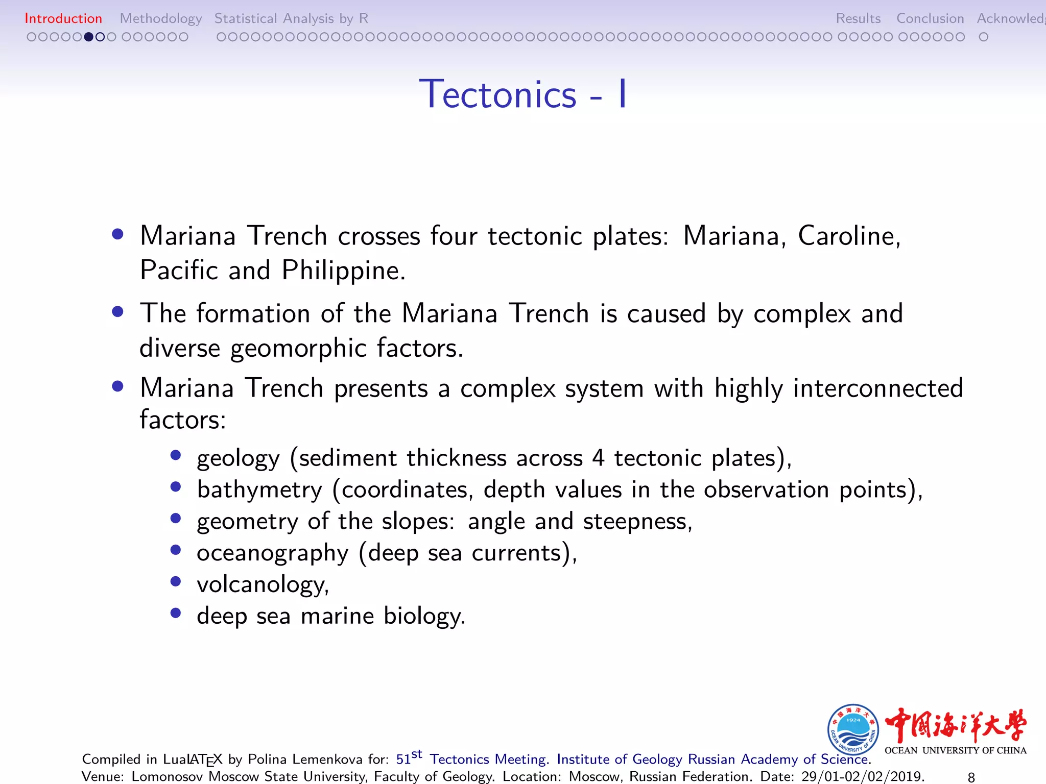 Scatterplot Matrices of the Geomorphic Structure of the Mariana Trench ...