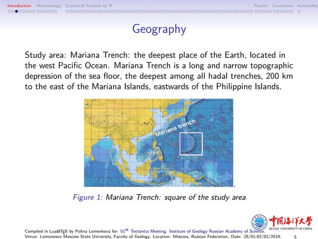Scatterplot Matrices of the Geomorphic Structure of the Mariana Trench ...