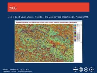Image Processing and Analysis of Change Detection in the Land Cover ...