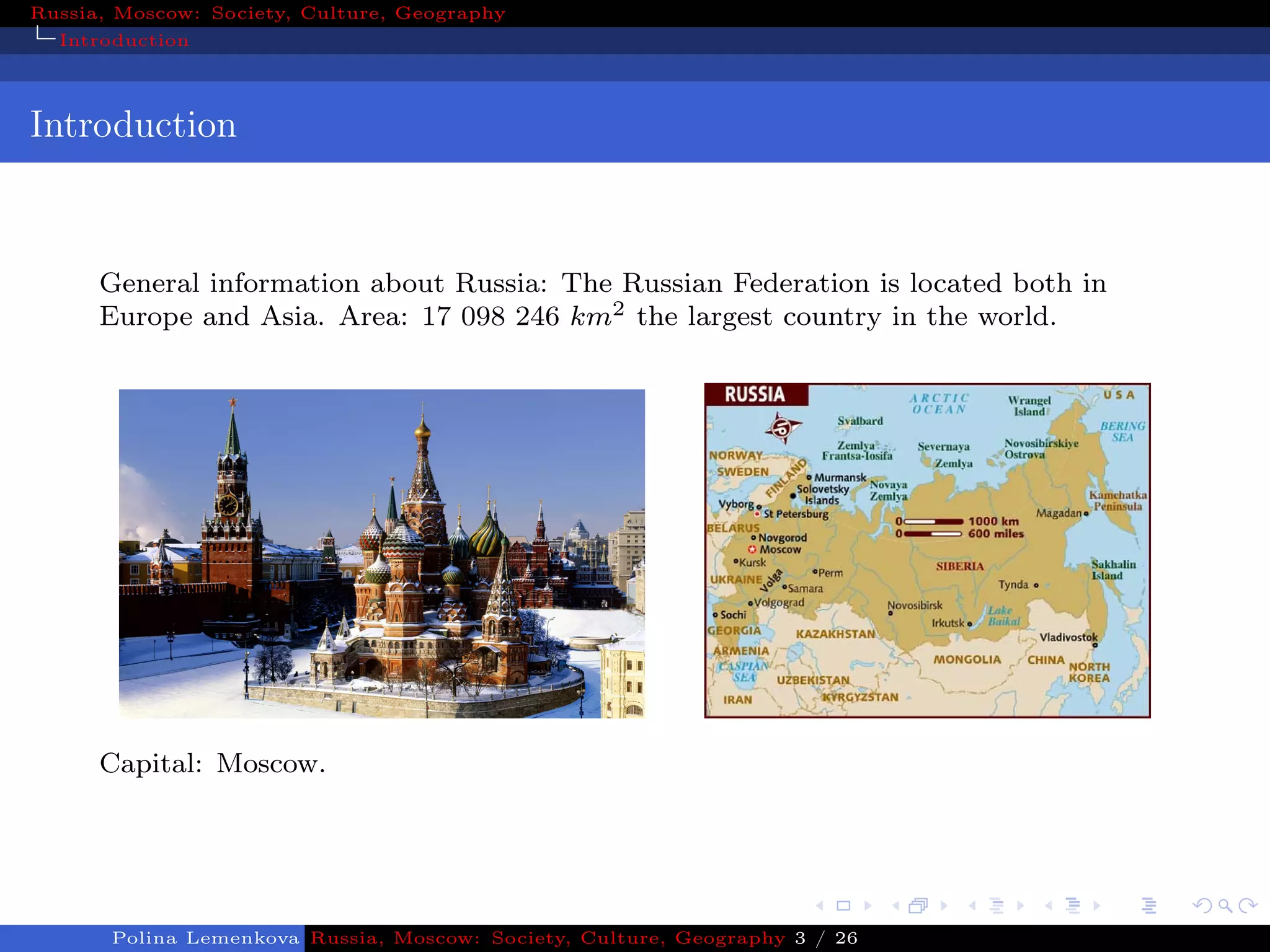 Russia, Moscow: Society, Culture, Geography | PDF