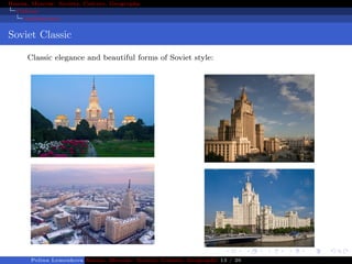 Russia, Moscow: Society, Culture, Geography | PDF