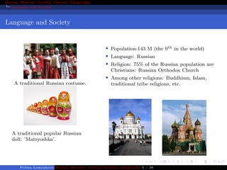 Russia, Moscow: Society, Culture, Geography | PDF