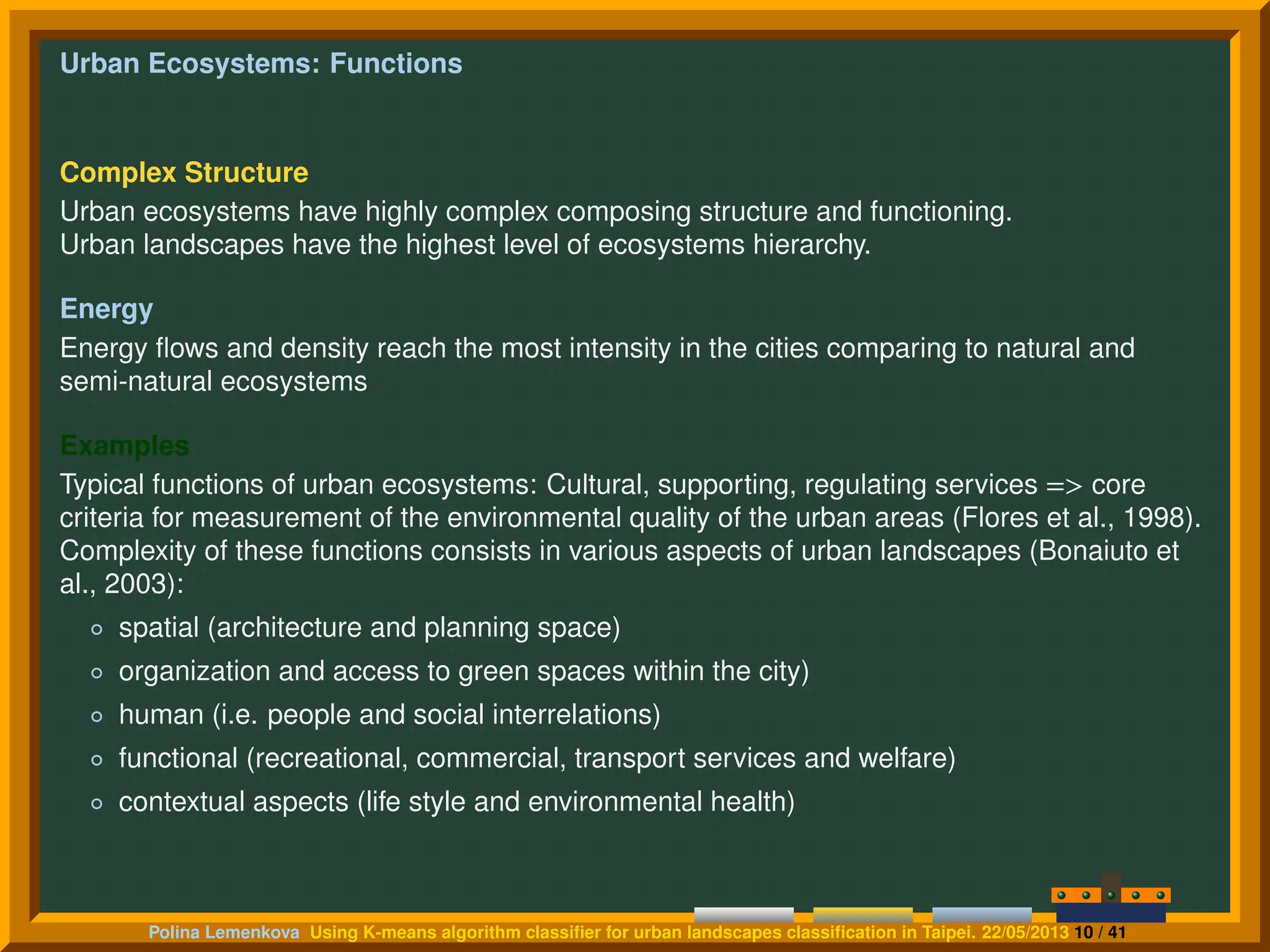 Using K Means Algorithm Classifier For Urban Landscapes Classification In Taipei Area Taiwan Pdf