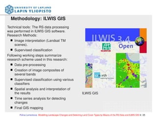 Modelling Landscape Changes and Detecting Land Cover Types by Means of the Remote Sensing Data ...