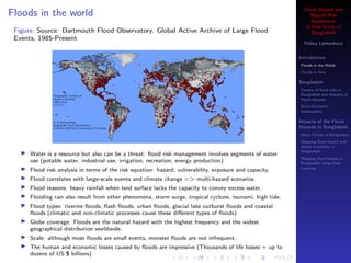 Flood Hazard and Natural Risk Assessment: A Case Study of Bangladesh | PDF
