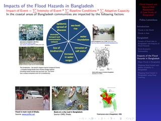 Flood Hazard and Natural Risk Assessment: A Case Study of Bangladesh | PDF