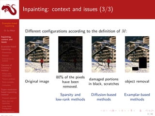Examplar-based inpainting | PDF