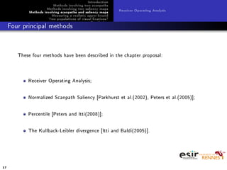 Methods for comparing scanpaths and saliency maps: strengths and weaknesses | PDF | Technology ...