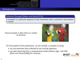 Methods for comparing scanpaths and saliency maps: strengths and weaknesses | PDF | Technology ...