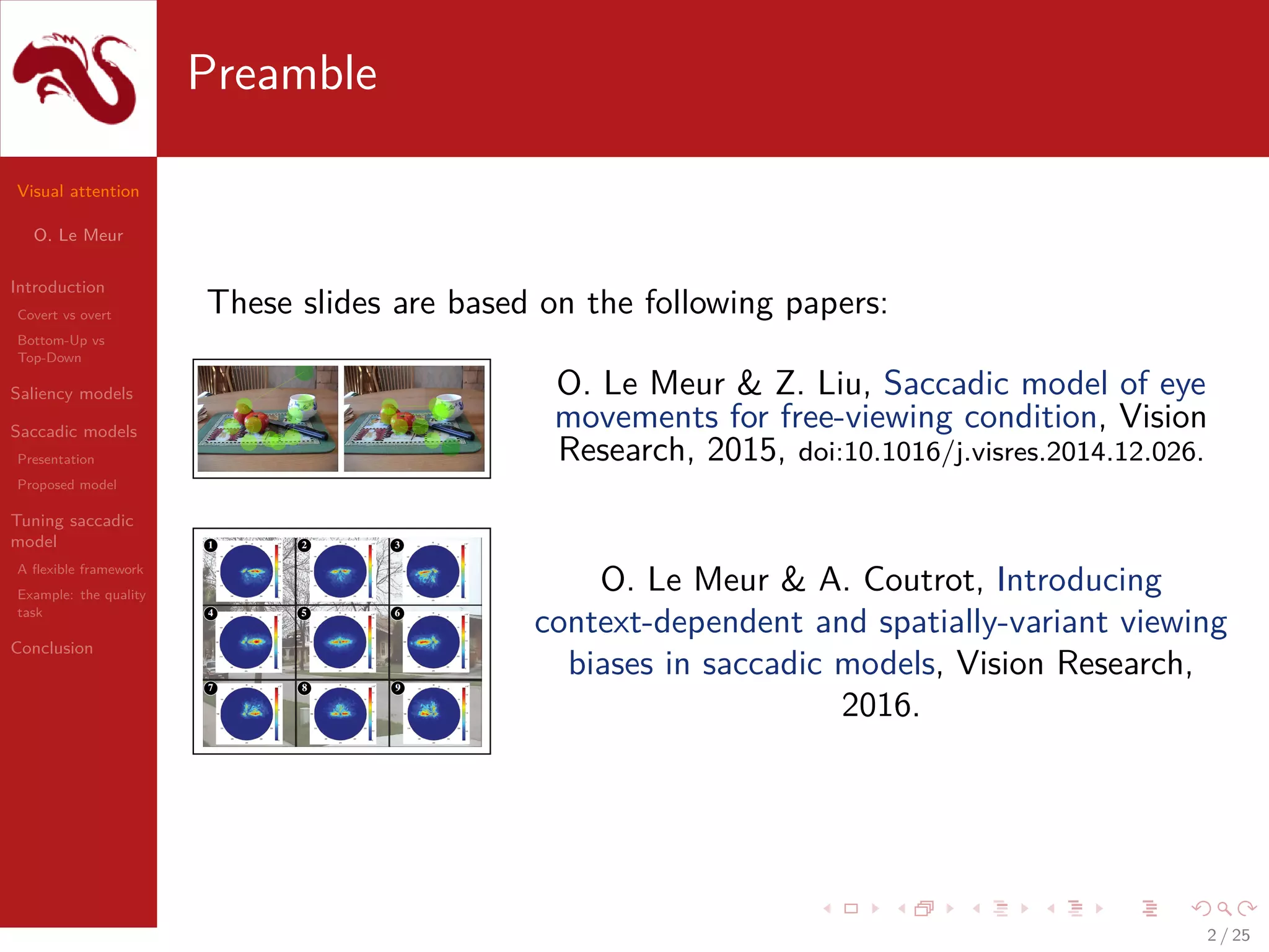 How saccadic models help predict where we look during a visual task ...