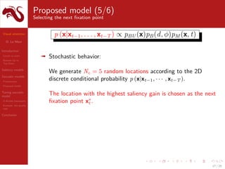 How saccadic models help predict where we look during a visual task? Application to visual ...