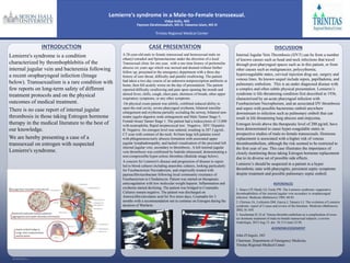 Lemierre poster presentation | PPT