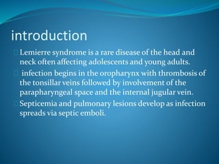 Lemierre syndrome | PPT
