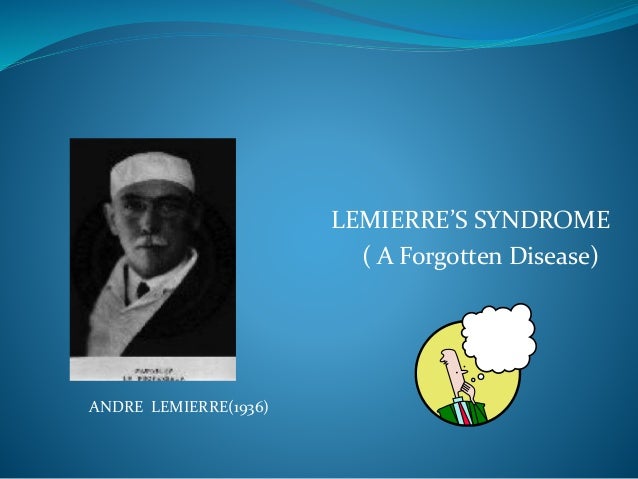 Lemierre syndrome