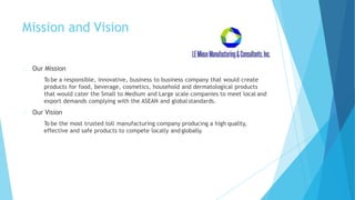 COMPANY Profile on Philippines company xx | PPTX