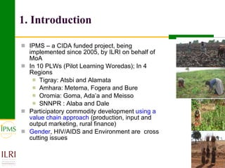 Strategies in increasing women’s participation in commodity value chain development: Lesson from ...