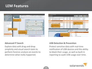 SolarWinds Log & Event Manager vs Splunk. What's the Difference? | PPT