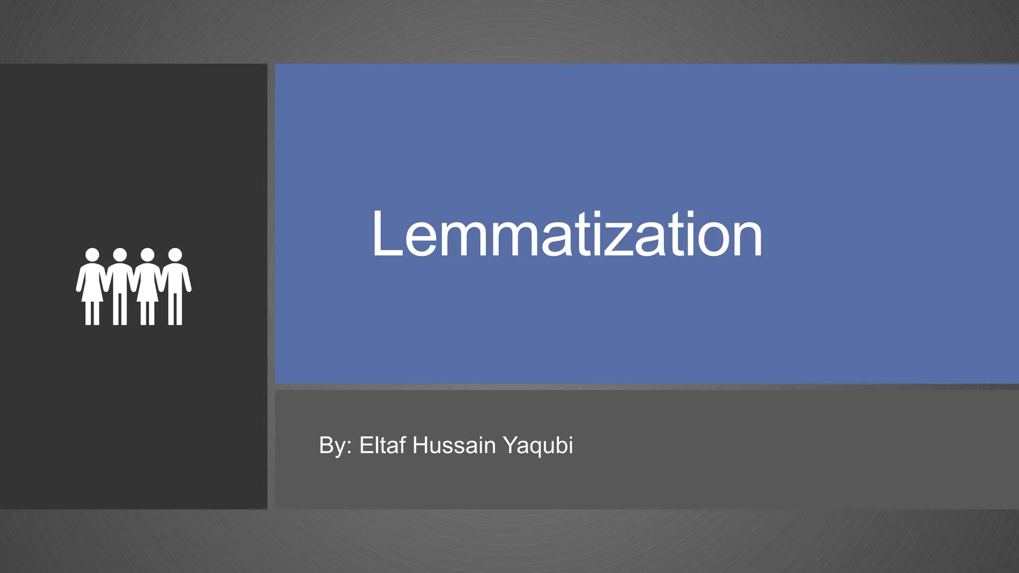 lemmatization Algorithms used in AI .pptx