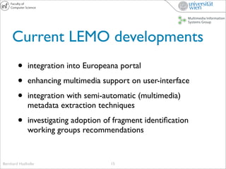 The LEMO Annotation Framework | PPT
