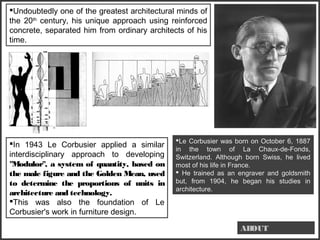 Le Corbusier Modulor System