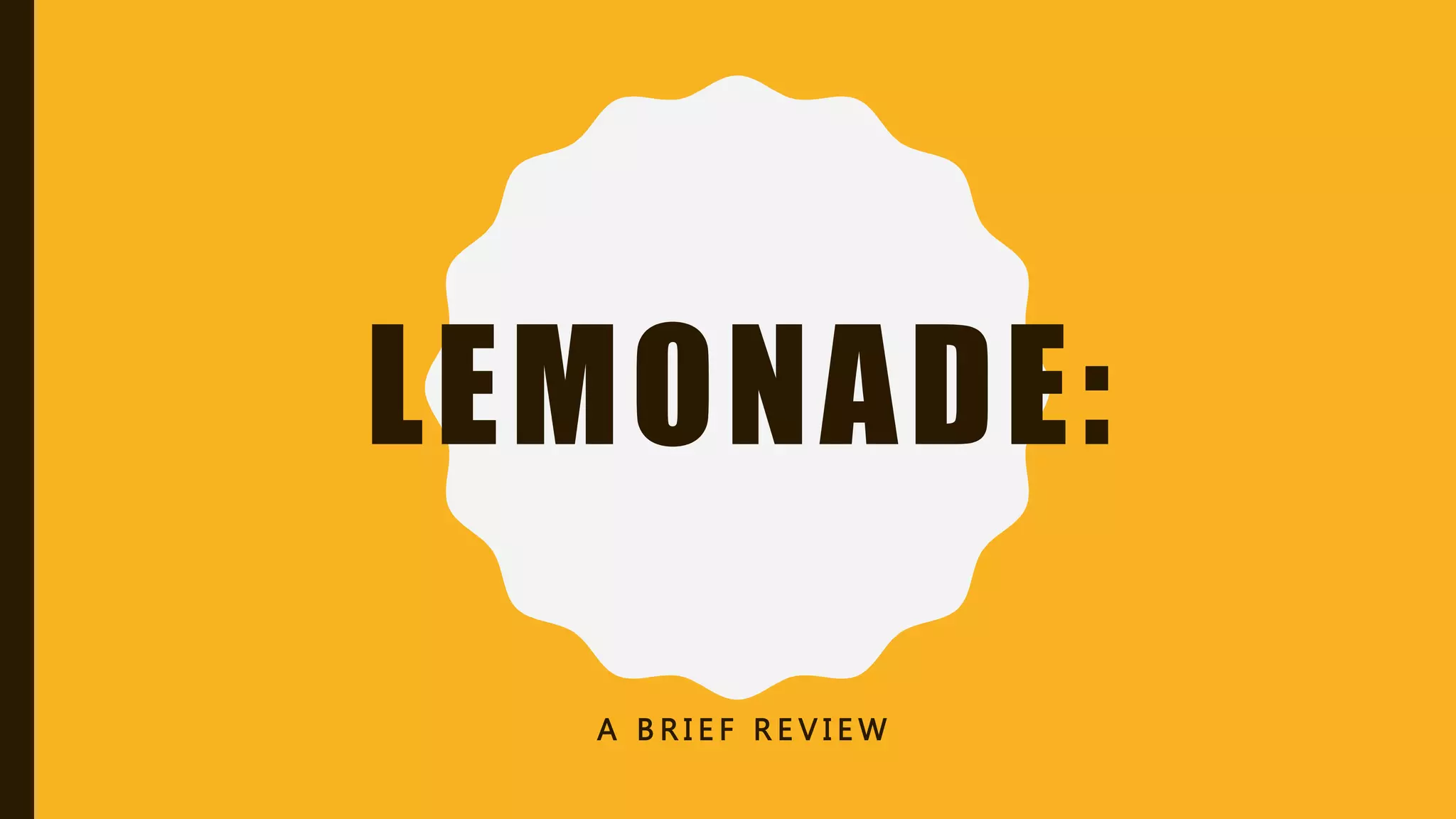 Lemonade | PPT