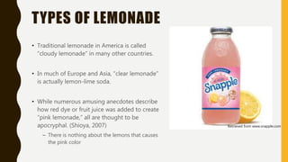 Lemonade | PPTX