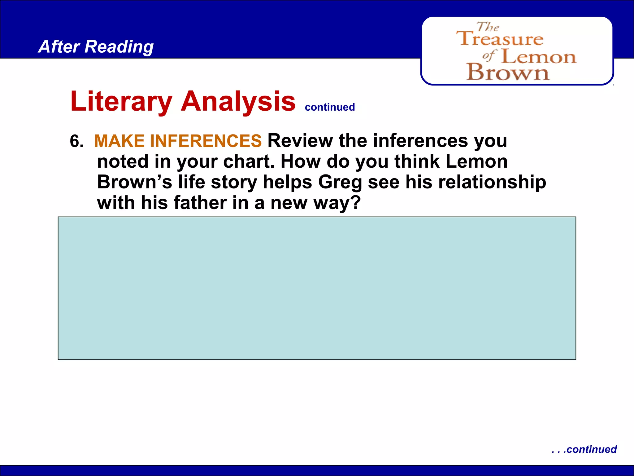 Lemon brown question | PPT
