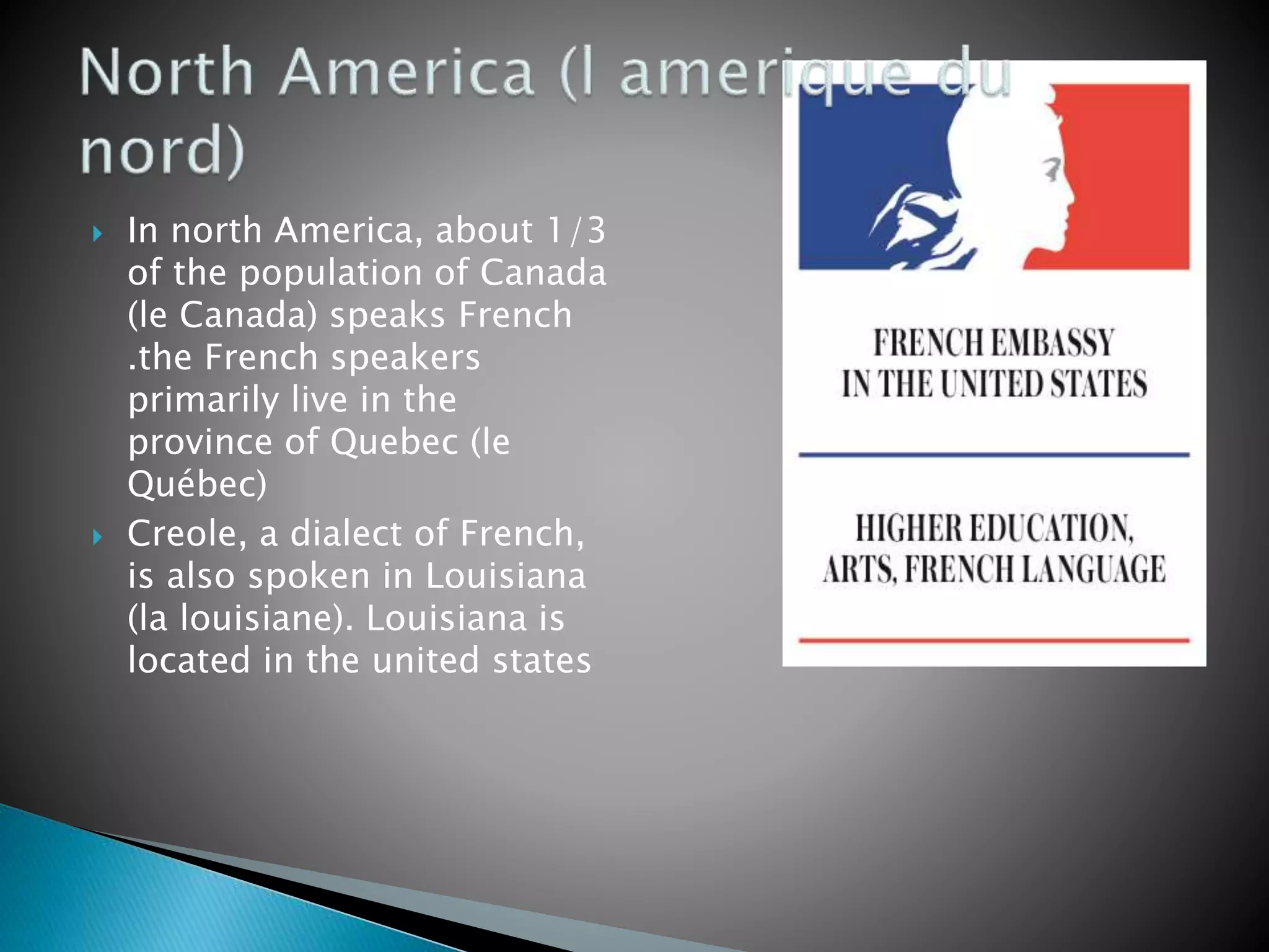 Le monde francophone | PPTX