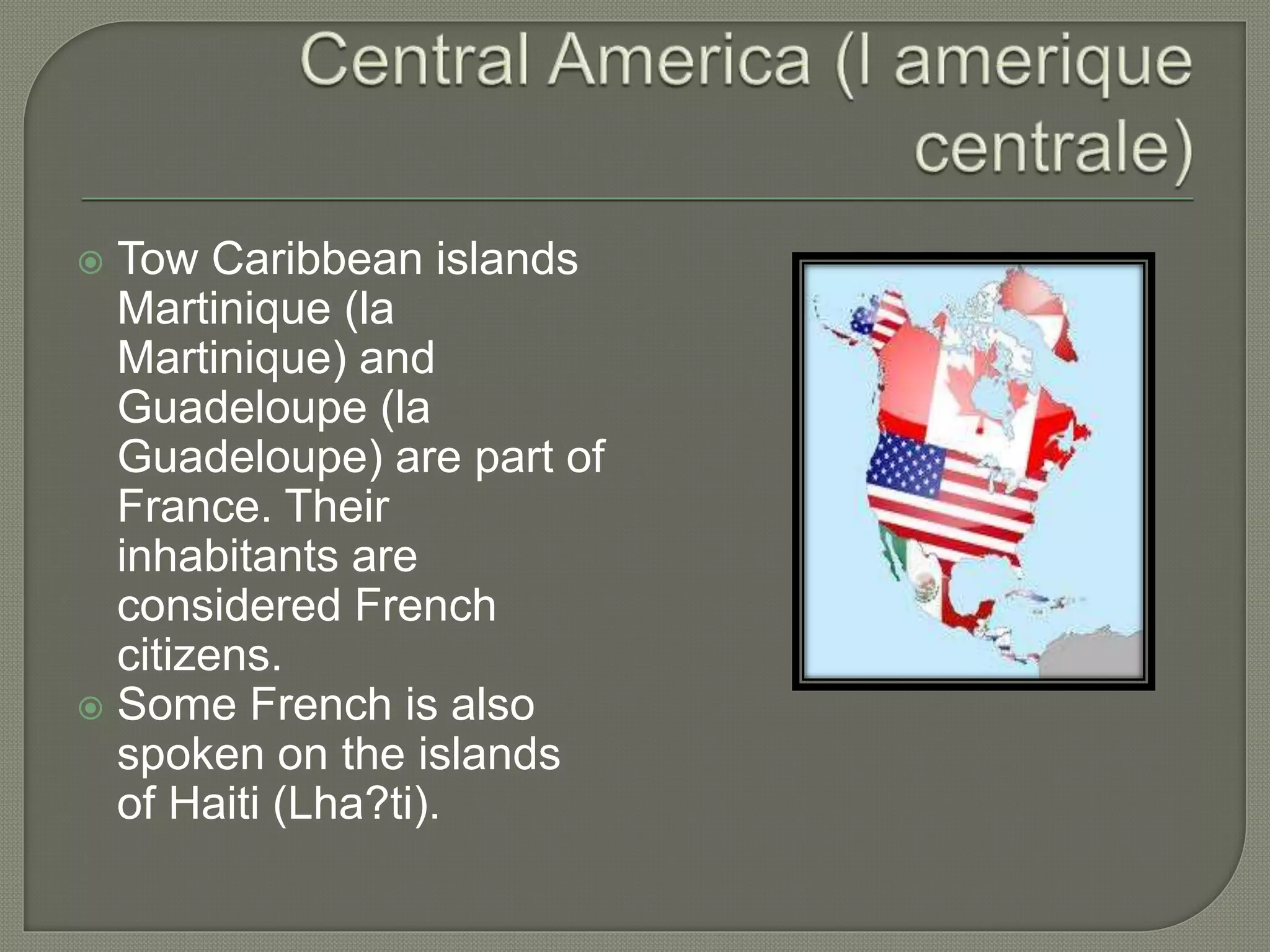 Le monde francophone | PPTX