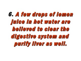 Lemon health benefits | PPT